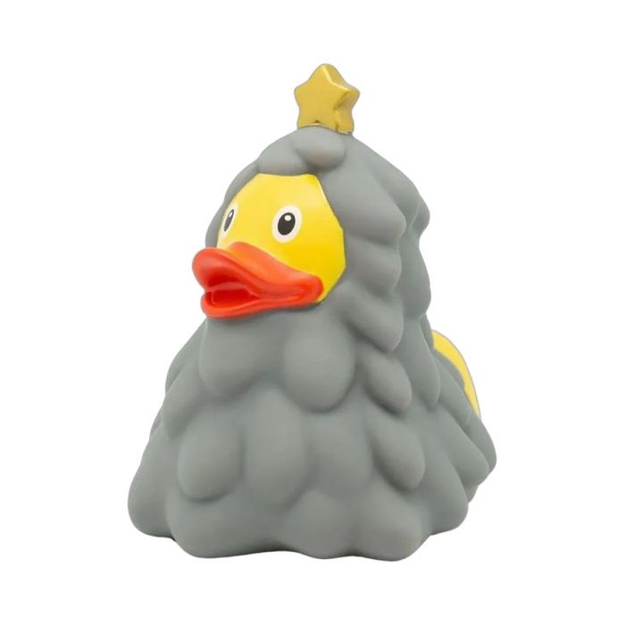 Figura Lilalu Patkica Grey Christmas Tree Rubber Duck 9cm Grey