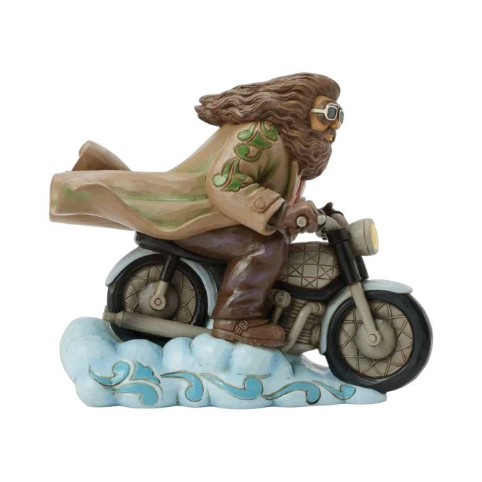 Figura Jim Shore - Harry Potter - Guardian In The Sky (Hagrid On Bike)