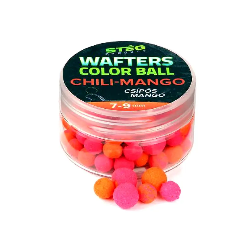 STEG WAFTERS Color Ball 7-9mm 15g Chili-Mango (SP313457) 66412