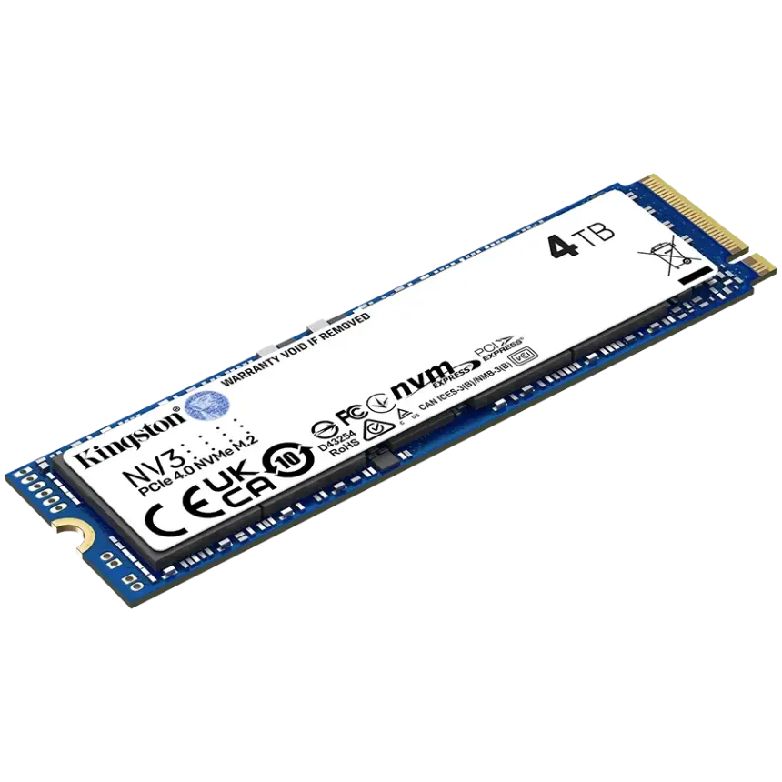 Kingston SSD 4TB NV3 M.2 2280 PCIe 4.0 NVMe SSD