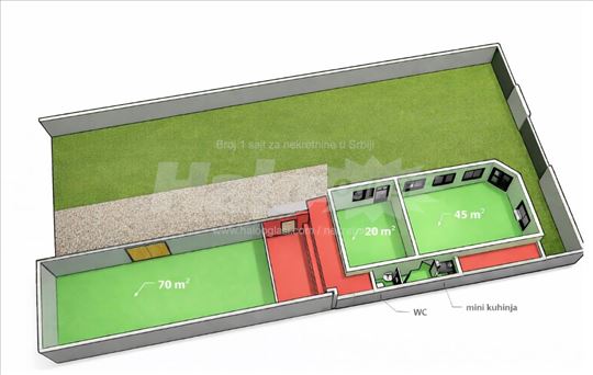 Magacin i poslovni prostor 135m2