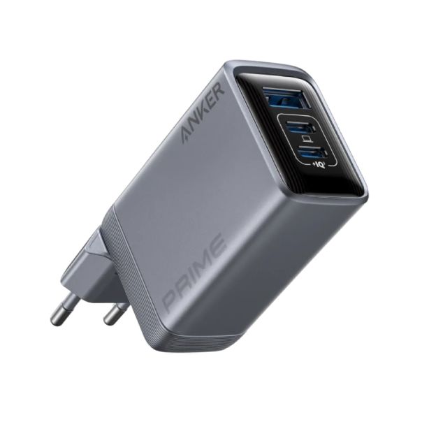 ANKER Punjač Prime 100W, brzi punjač, 3-porta (2x USB-C i 1x USB-A), srebrna