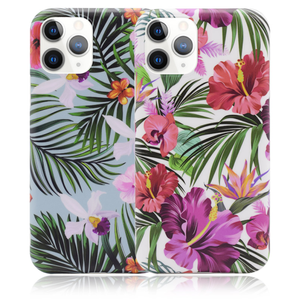 Maska za iPhone 11 Pro Flower bela