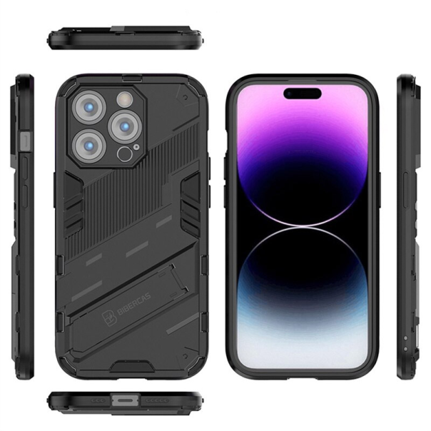 Maska za iPhone 15 Pro Max Bibercas crna