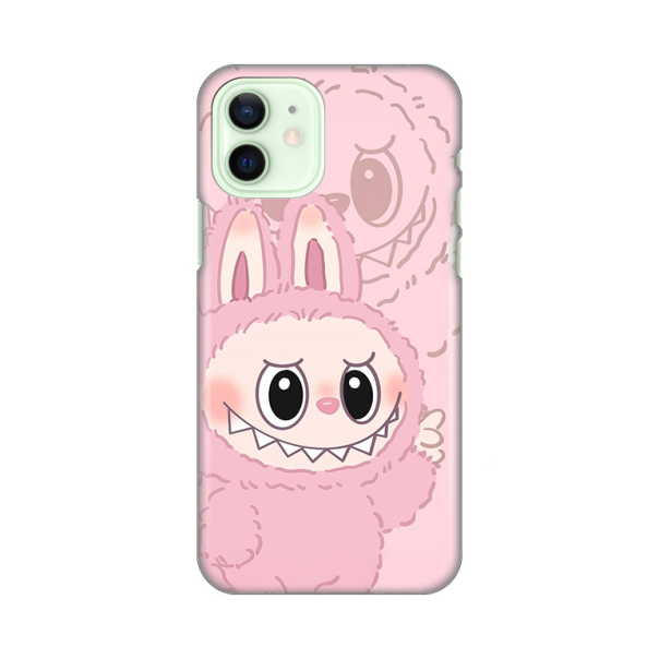 Maska za iPhone 12/12 Pro 6.1 La Bubu Silikonska Print Pink