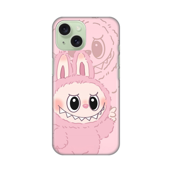 Maska za iPhone 15 6.1 La Bubu Silikonska Print Pink