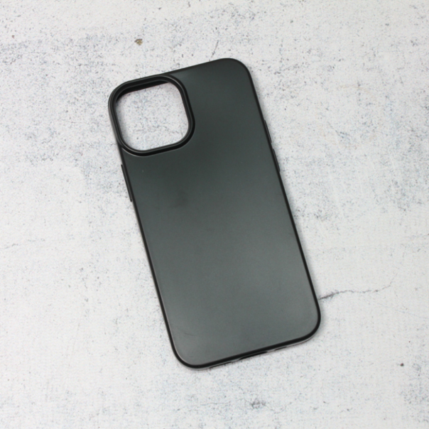 Maska za iPhone 13 Mini 5.4 mat silikonska Skin crna