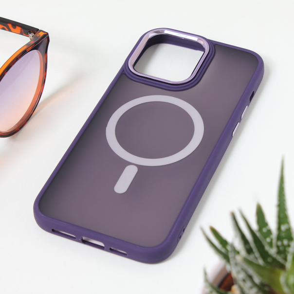 Maska za iPhone 15 Pro Max 6.7 Magsafe colorful ljubičasta
