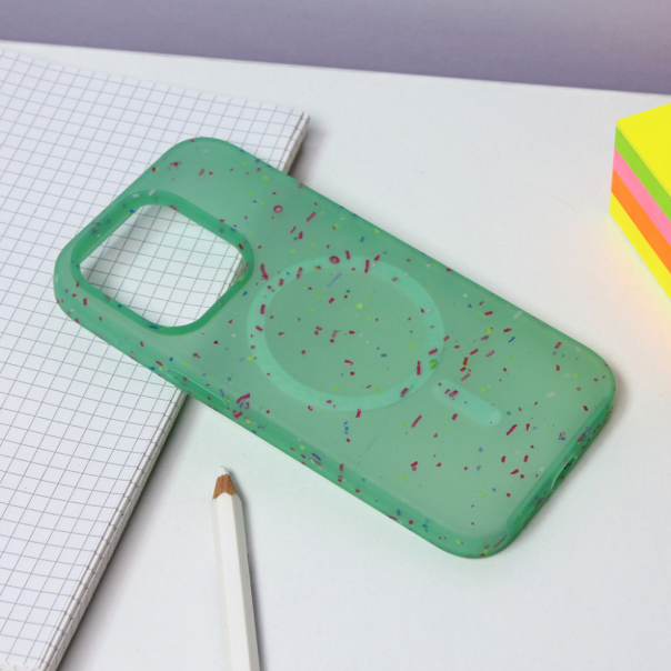 Maska za iPhone 14 pro 6.1 Colorful Magsafe zelena