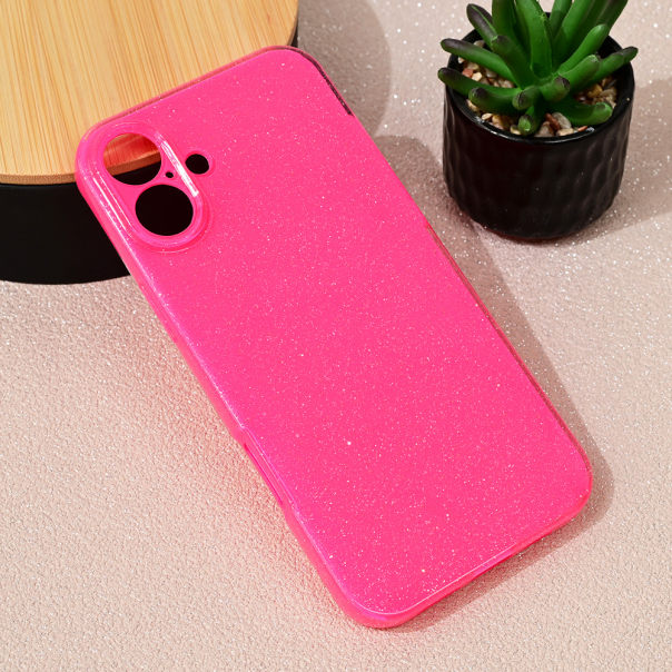 Torbica Sparkle Dust za iPhone 16 Plus 6.7 pink