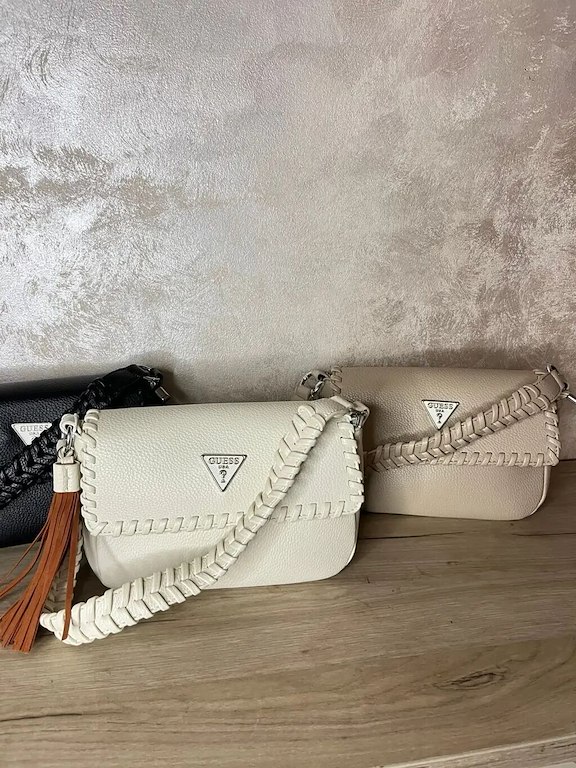 GUESS ženske torbe – više modela i boja - Crossbody sa pletenim