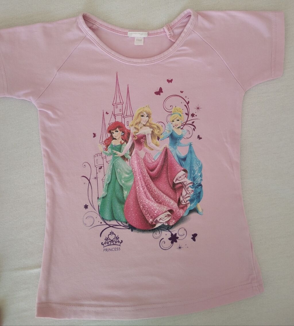 F&F Disney princess majice za devojčice Veličina 110-116 cm