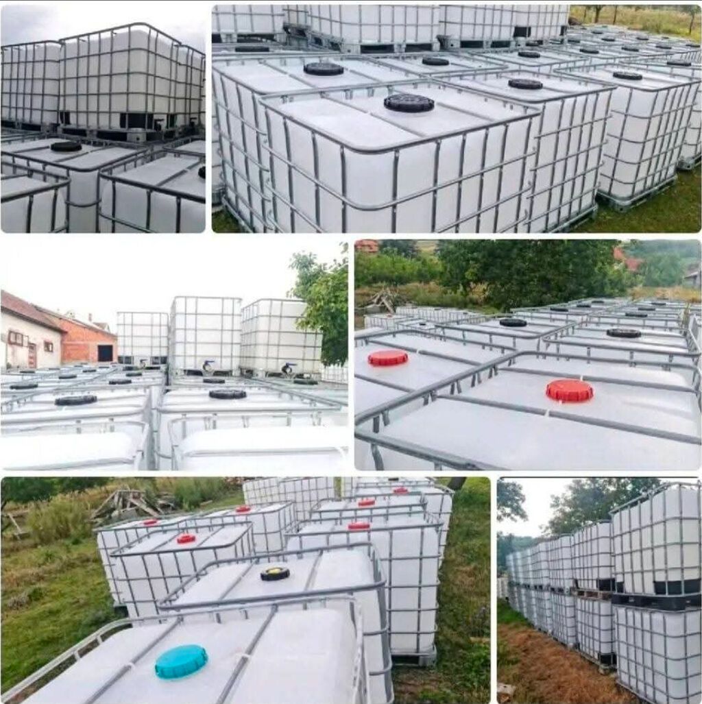 Prodajem plastične IBC cisterne-kontejnere od 1000 l. Prodajem