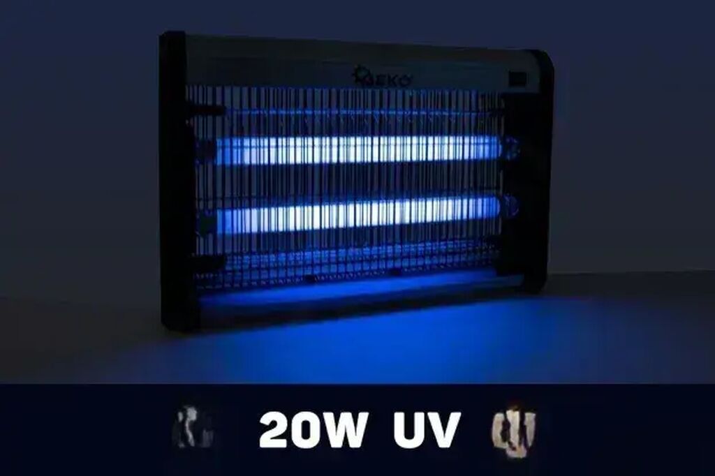 Lampa za uništavanje insekata    UV, 20W.      GEKO, Poljska.    3.000