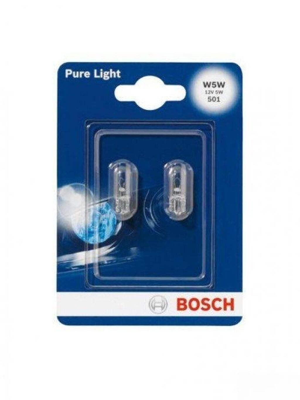 Bosch Pure Light W5W auto sijalice – set od 2 komada - Tip: W5W