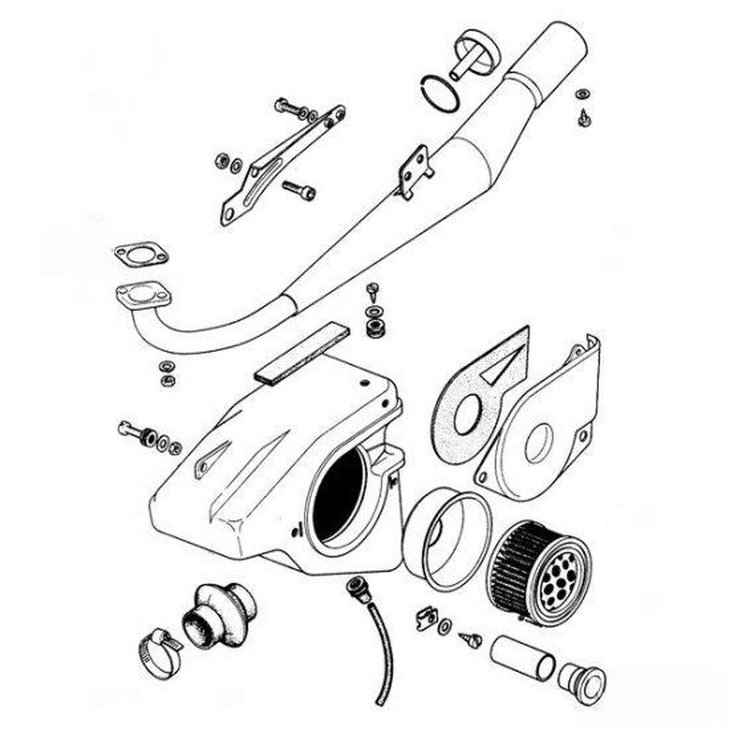 Zaptivka karburatora za Tomos – usisna prirubnica - Namena: zaptivka