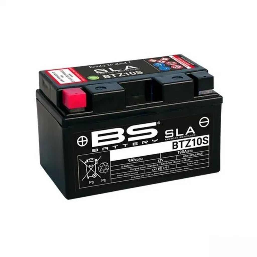 BS Battery SLA BTZ10S akumulator za motocikle - Tip: SLA (Sealed