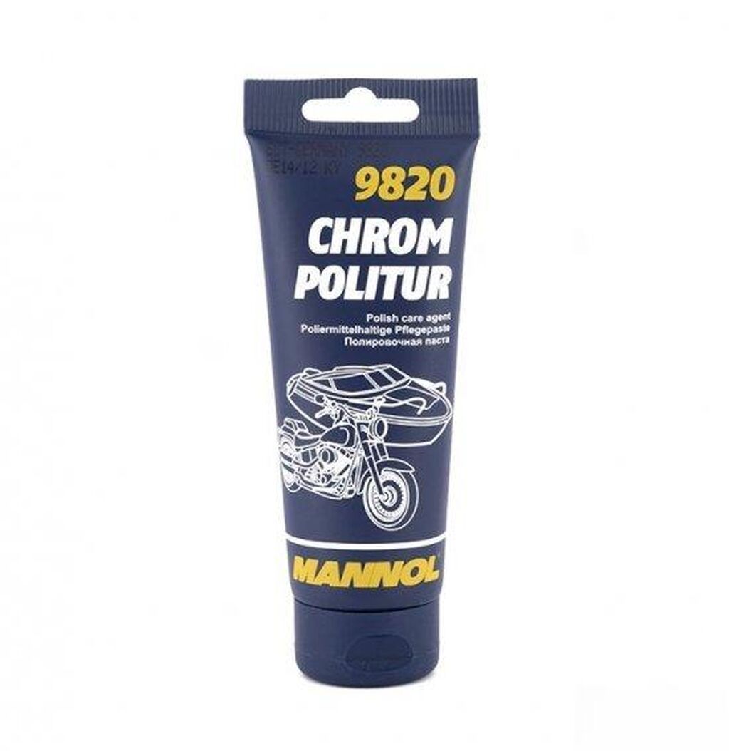 MANNOL 9820 Chrom Politur – pasta za poliranje hromiranih i metalnih