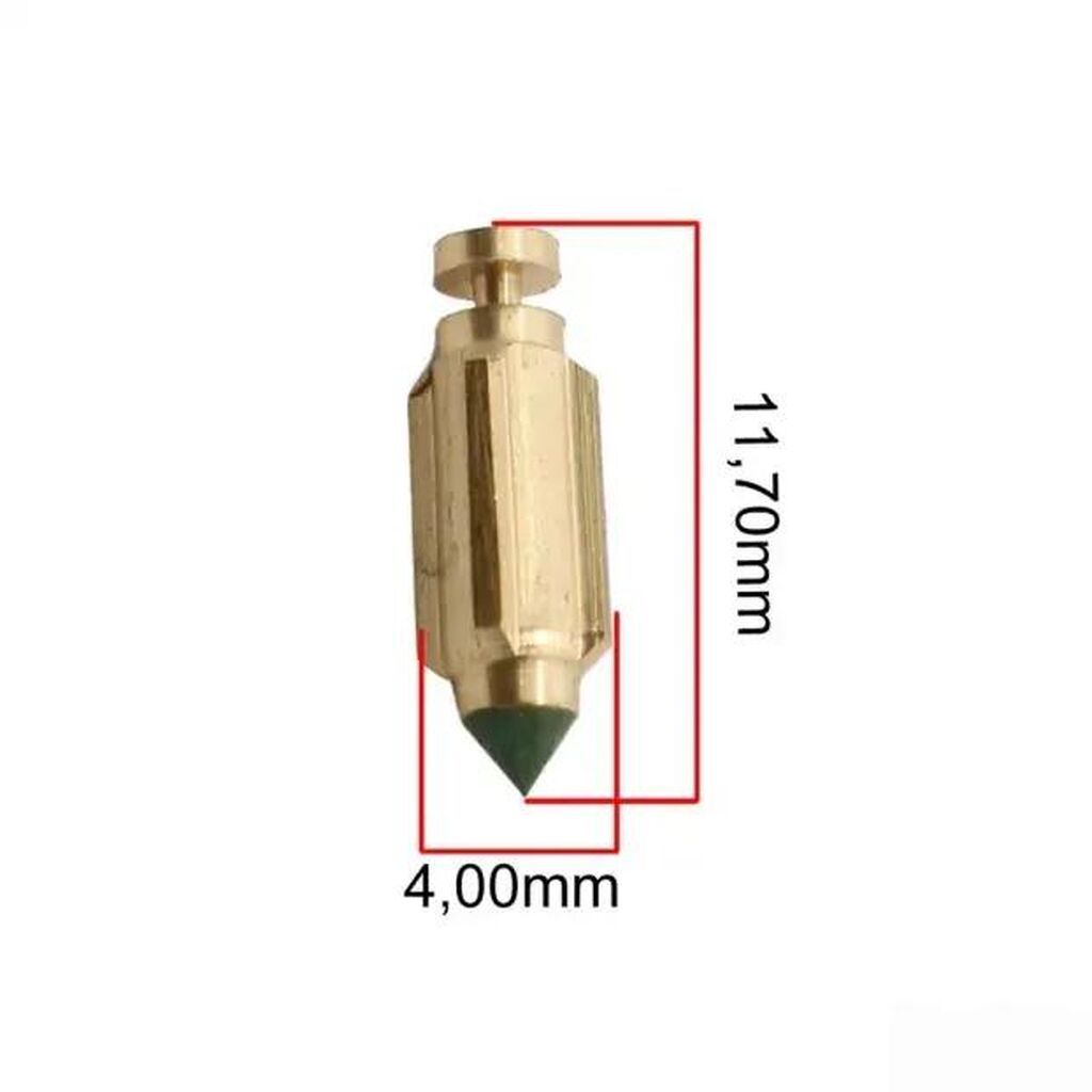 Igličasti ventil (plovak) za karburator – dimenzije 11,70 mm x 4,00 mm