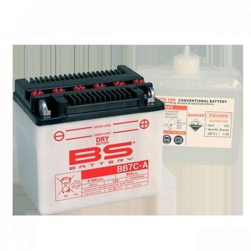 BS Battery BB7C-A moto akumulator – 12V, 8 Ah - Tip: konvencionalni
