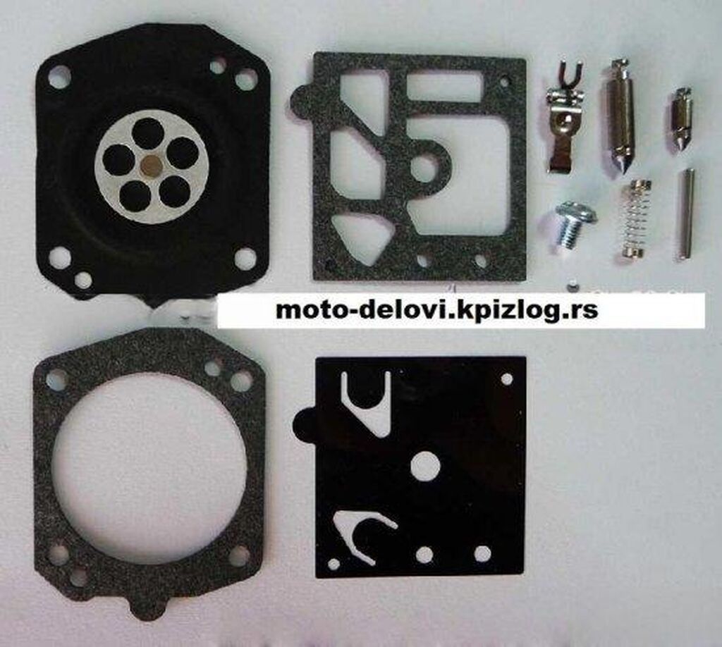 Komplet za reparaciju karburatora – membranski set sa sitnim delovima