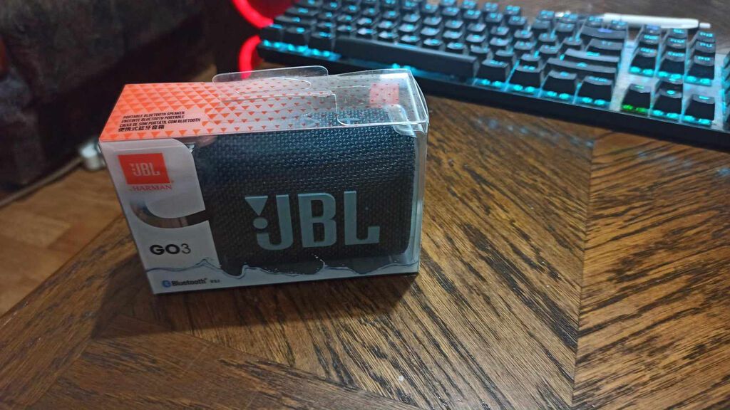 JBL GO 3 Bluetooth zvučnik – BLUE - Ultra prenosivi bežični zvučnik