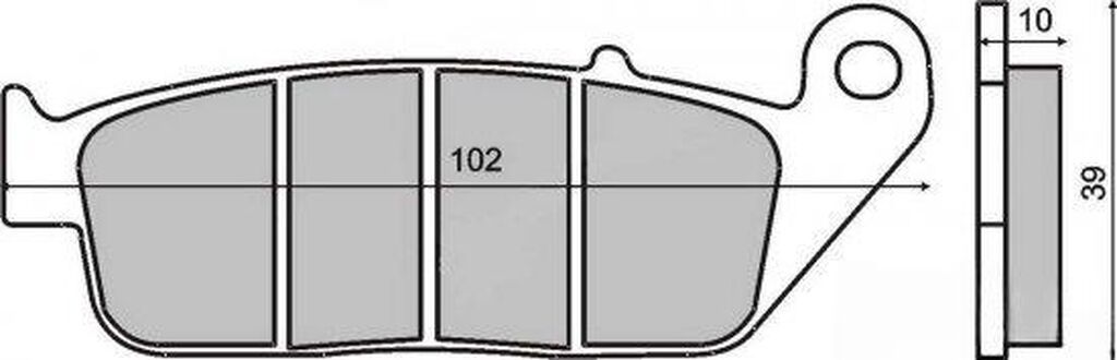 Kočione pločice za motocikle i skutere, dizajnirane za efikasno