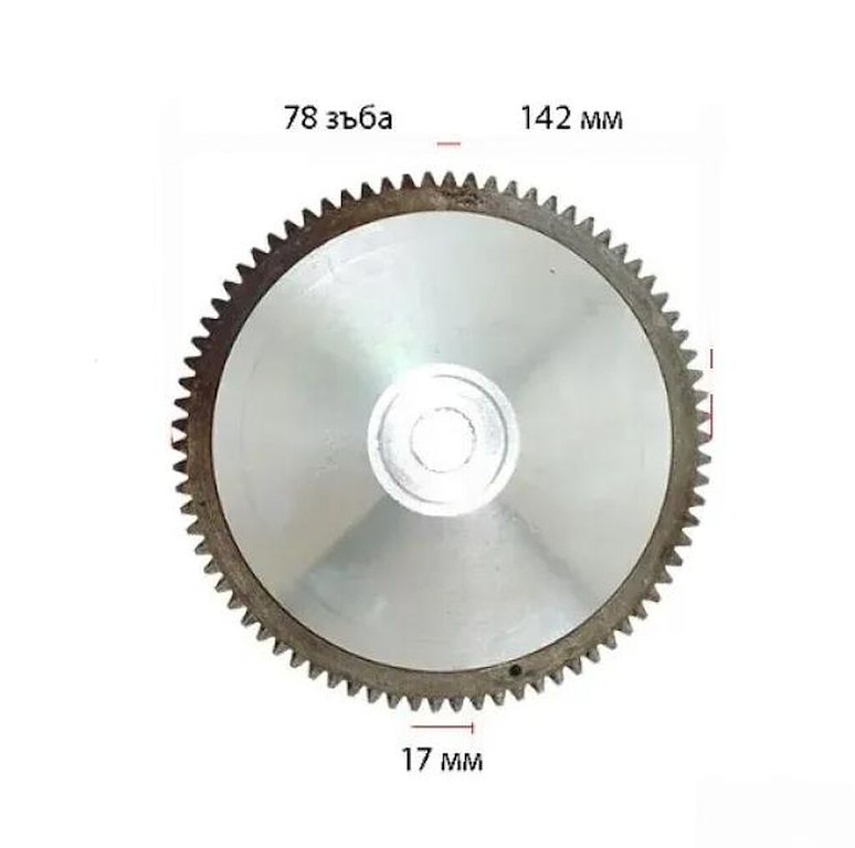 Zupčanik/ventilator variomata za skuter - Prečnik: 142 mm - Broj