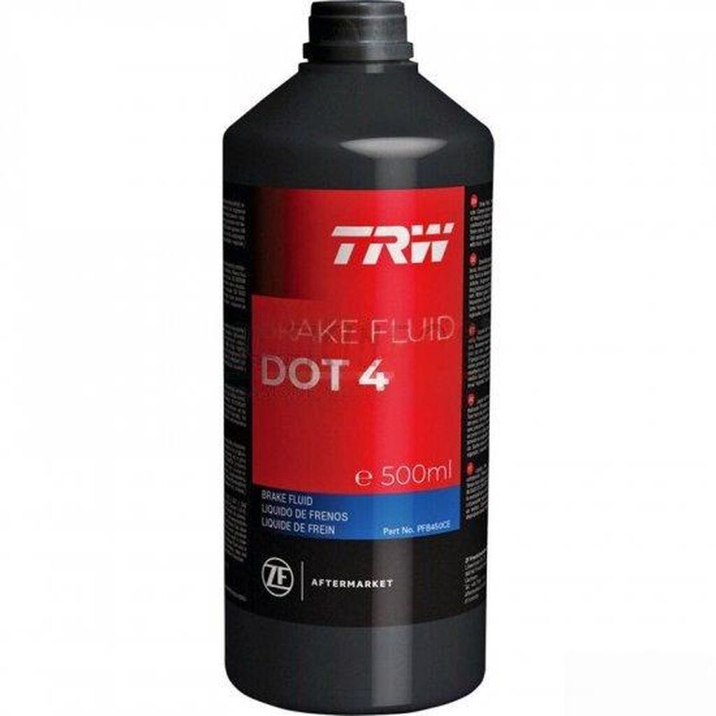 TRW kočiona tečnost DOT 4 – 500 ml - Specifikacija: DOT 4, pogodna za