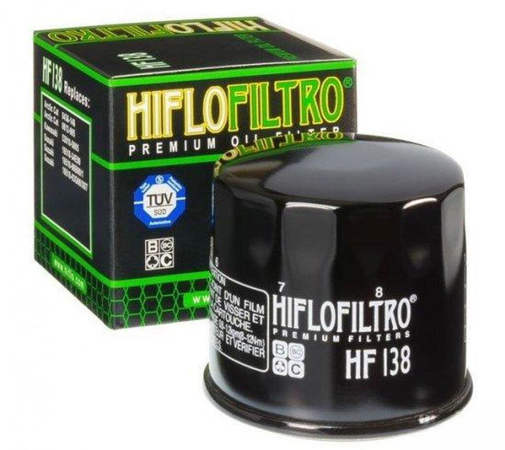 HIFLOFILTRO HF138 – premium filter ulja za motocikle - Model: HF138 -