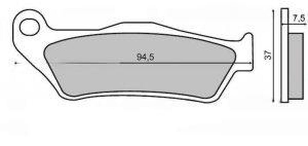 Prednje kočione pločice za motocikl – set - Tip: disk kočione pločice