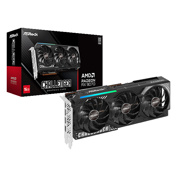 AS ROCK Grafička karta Radeon RX 9070 Challenger RX9070 CL 16G GDDR6 256 Bit