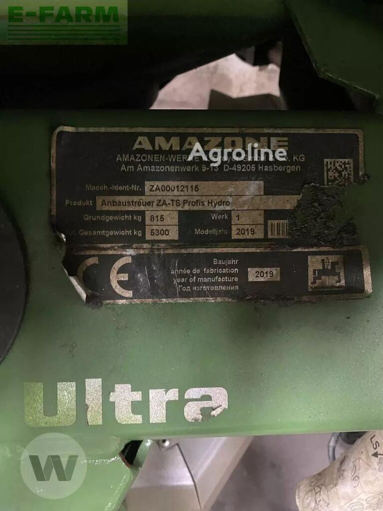 Amazone za ts hydro 4200 ultra nošeni rasipač