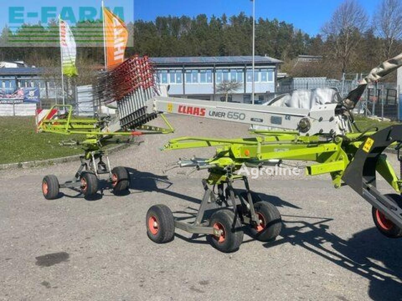 Claas liner 650 twin prevrtač sena