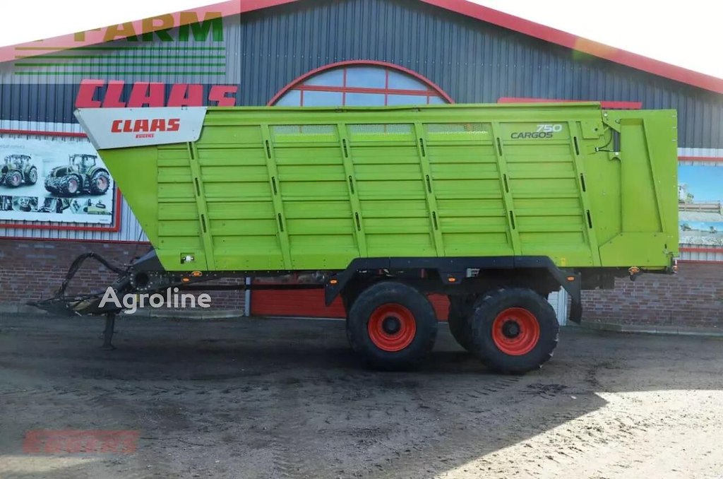 Claas cargos 750 trend samoutovarna prikolica
