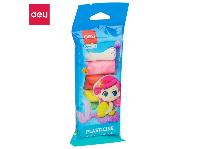 DELI PLASTELIN 108G - 6 BOJA DEZEN SIRENA EH719-6ID: EK000844538