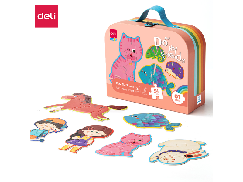 DELI PUZZLE KOFERČE 1 NIVO (SIJAJU U MRAKU) EH742ID: EK000845537
