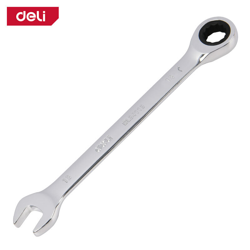 DELI Ključ okas-vilasti sa račnom 13mm EDL34113ID: EK000844239