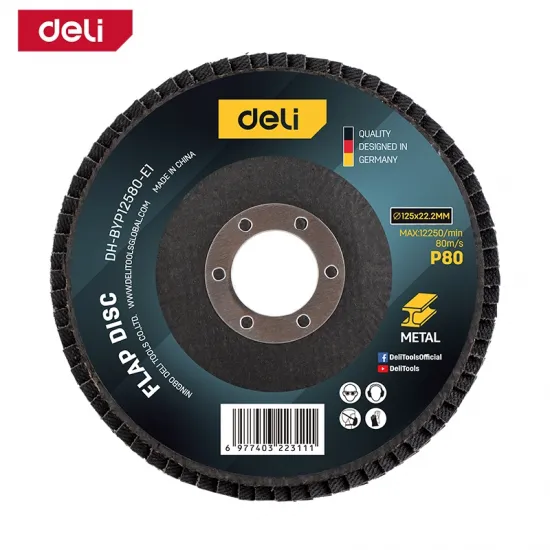 DELI Lamelarni brusni disk Al 125mm G80 EDH-BYP12580-E1ID: EK000844070