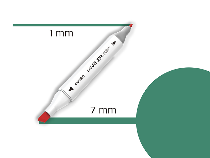 DELI MARKER SKETCH 52 TAMNO ZELENA 70801A-52ID: EK000846550