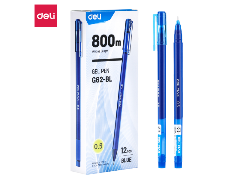 DELI ROLER GEL 0.5mm, 800M plavi ispis EG62-BLID: EK000844274