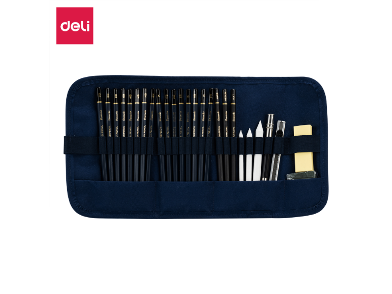 DELI SET OLOVAKA ZA SKICIRANJE U PERNICI 27 komada EC27ID: EK000845153