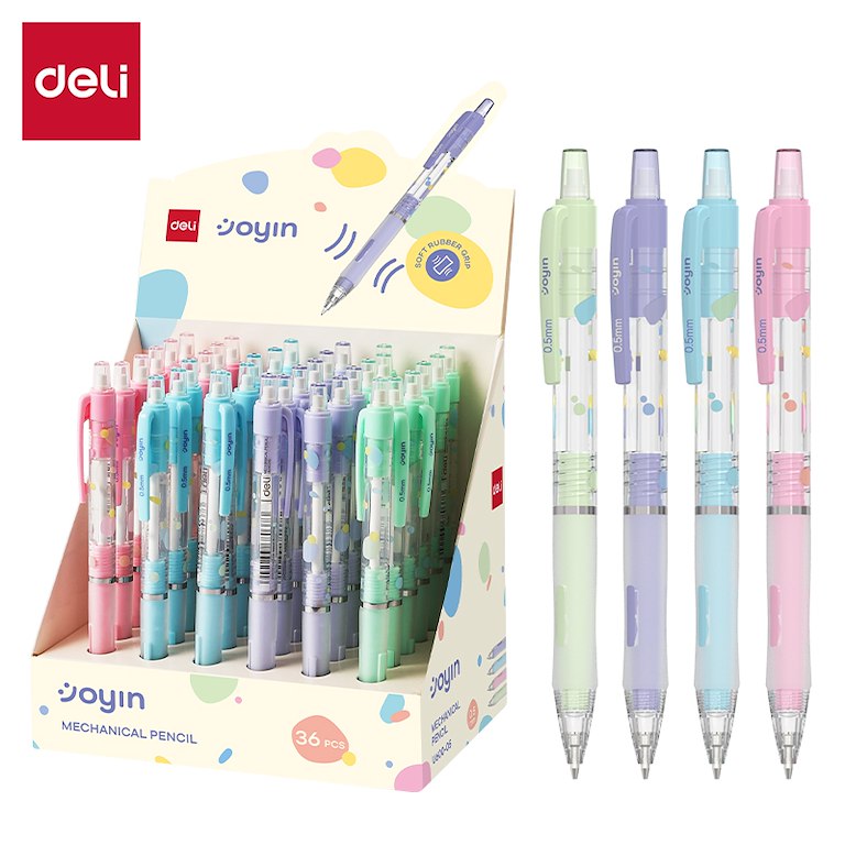 DELI TEHNIČKA OLOVKA JOYIN 0,5mm PASTELNE BOJEID: EK000844619