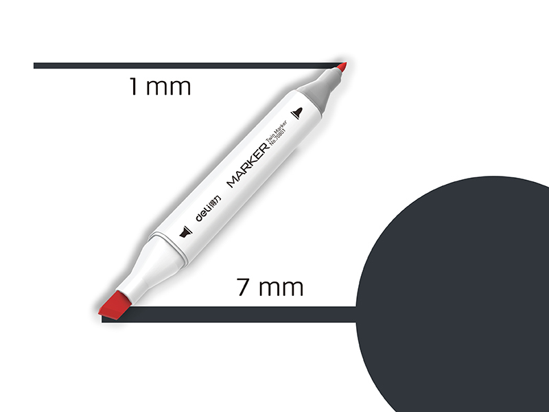 DELI MARKER SKETCH BG9 PLAVO-SIVA 70801A-BG9ID: EK000844284