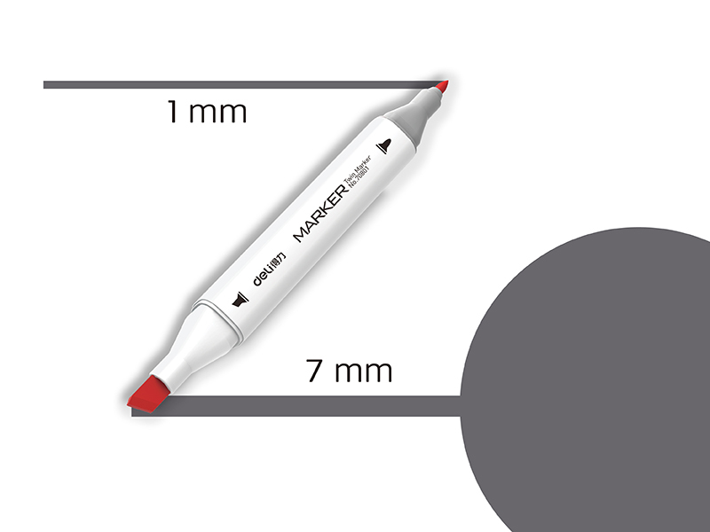 DELI MARKER SKETCH WG8 TOPLO SIVA 70801A-WG8ID: EK000846203
