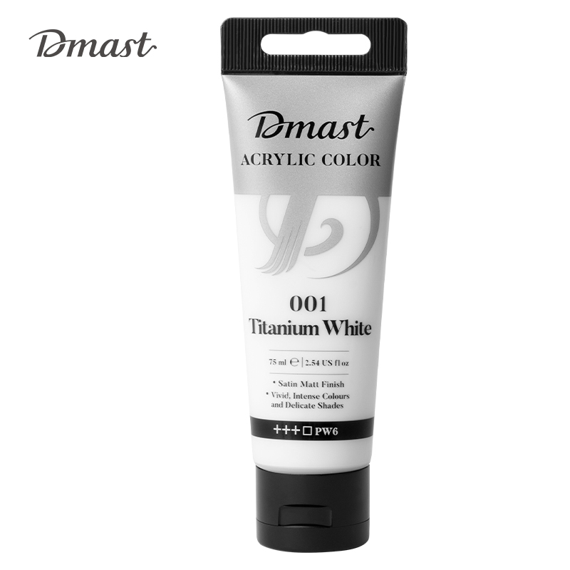 DELI AKRILNA BOJA DMAST PEBEO 75ml 001 TITANIUM WHITE EC330-TWID: EK000846110