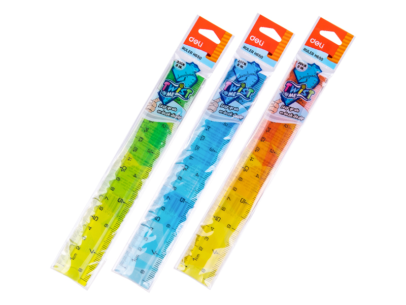 DELI LENJIR MATEMATIČKI 20 cm EH650ID: EK000846117