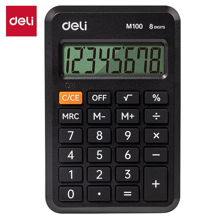 DELI KALKULATOR DŽEPNI 98.2x64.2x12.5mm EM100ID: EK000844669