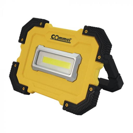 Commel C308-312 akumulatorski LED reflektor, 10W, 1000lm, 6000K, IP44