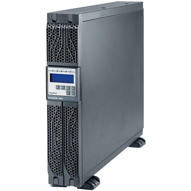 UPS Legrand DAKER DK + Tower/Rack, 2000VA/1800W, On Line Double Conversion, Sinusoidal, PFC, USB & RS232 port, 6 x IEC C13, batteries 6x 12V, 7.2Ah, 29.5 kg, (Optional Kit Rack 310952, SNMP card 3...